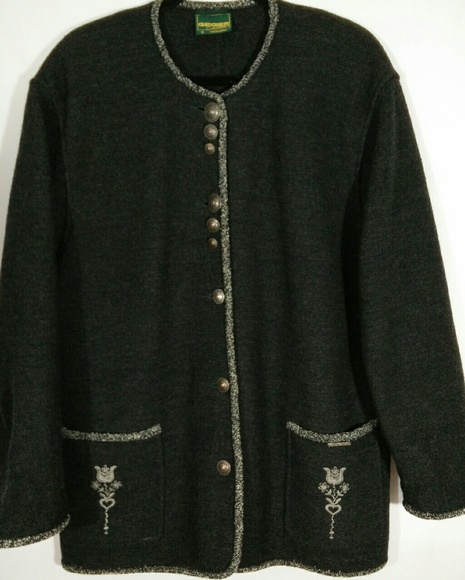 Geiger Austria | Jackets & Coats | Geiger Austria Boiled Wool Coat Gray ...